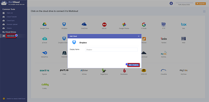 Save web file directly to cloud