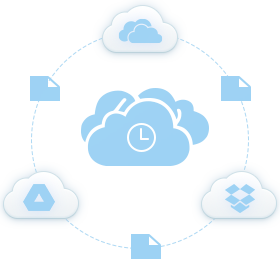 Sync data between cloud drives